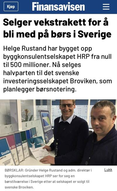 Helge Rustand - LinkedIn, Twitter, Facebook